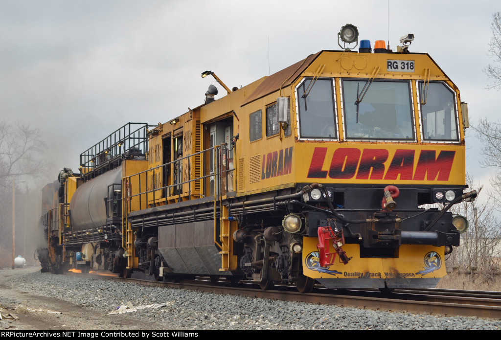 Loram Rail Grinder RG318